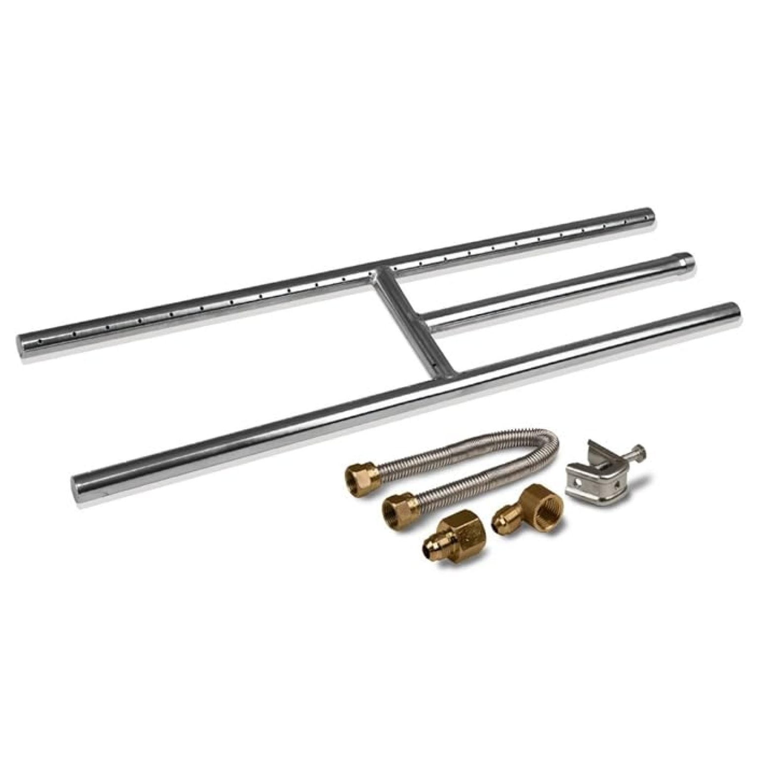 24" x 6" (Natural Gas) and Fireplace H-Burner (304 Series SS) w ...