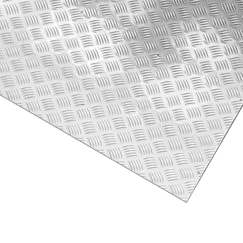 24" x 96" Aluminum Plate Sheet, 8 Ft Embossed Aluminum Checker Tread ...