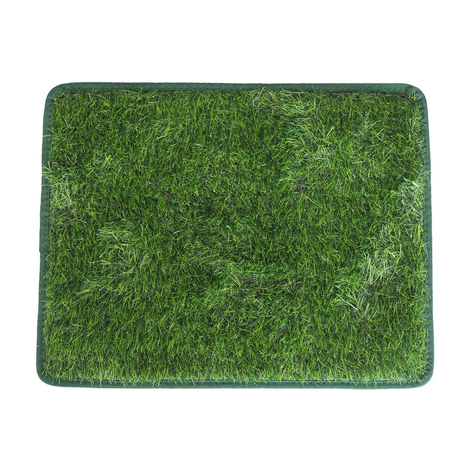 24"x24" Indoor/Outdoor Dog Potty Training Grass Mat - Durable Synthetic ...