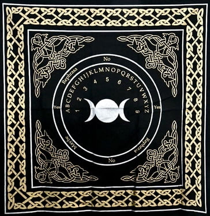 24"x24" Triple Moon Pendulum/ Ouija altar cloth - Walmart.com