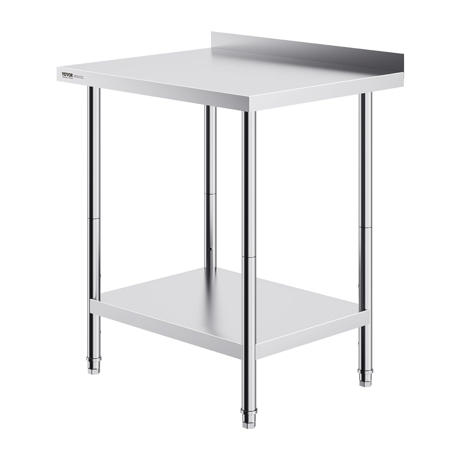 24"x30"x36" Heavy Duty Stainless Steel Work Table. Adjustable height. 2 ...