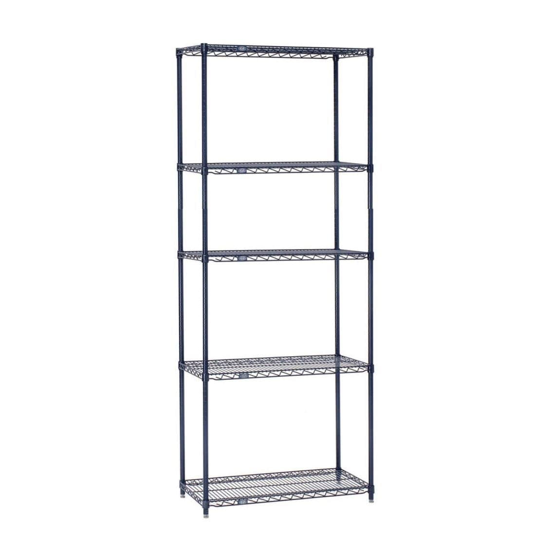 24"x30"x74", 5 Tier, Adjustable Wire Shelving Unit, NEXGuard ...