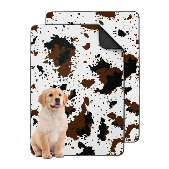 24"x35" Dog Crate Pad Washable, Geometric Pattern Reusable Pee Pads ...