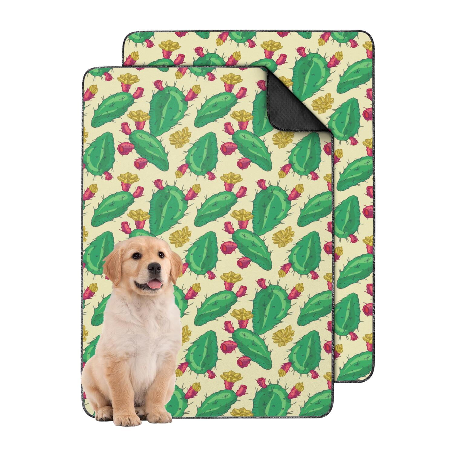 24" x35" Heavy Duty Reusable Pee Pads for Dogs, Washable Absorbent Mat ...