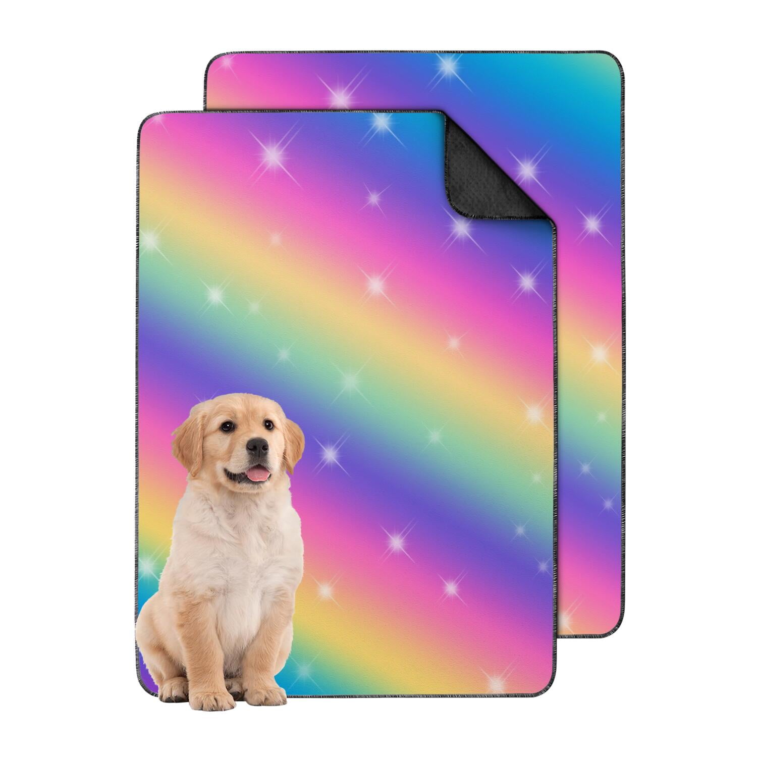 24"x35" Leopard Print Washable Pee Pads, Reusable Potty Pads for Dogs ...