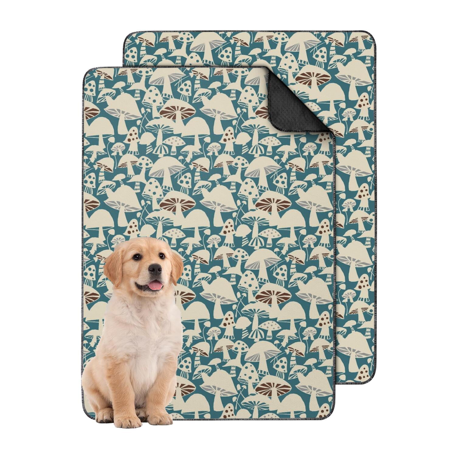 24" x35" Non-Slip Crate Pads for Dogs - Washable Reusable Pee Pads for ...