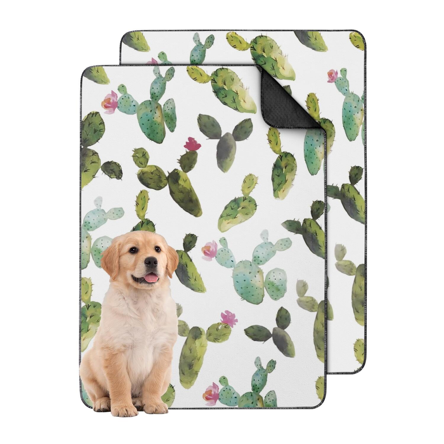 24" x35" Reusable Pee-Proof Pad for Dogs, Washable Crate and Floor Mat ...