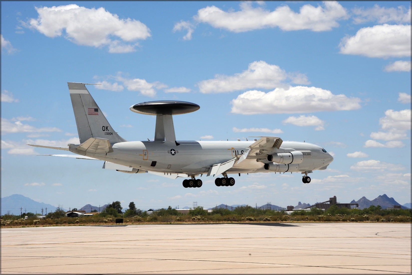 24"x36" Gallery Poster, E-3 Sentry AWACS from Tinker Air Force Base ...