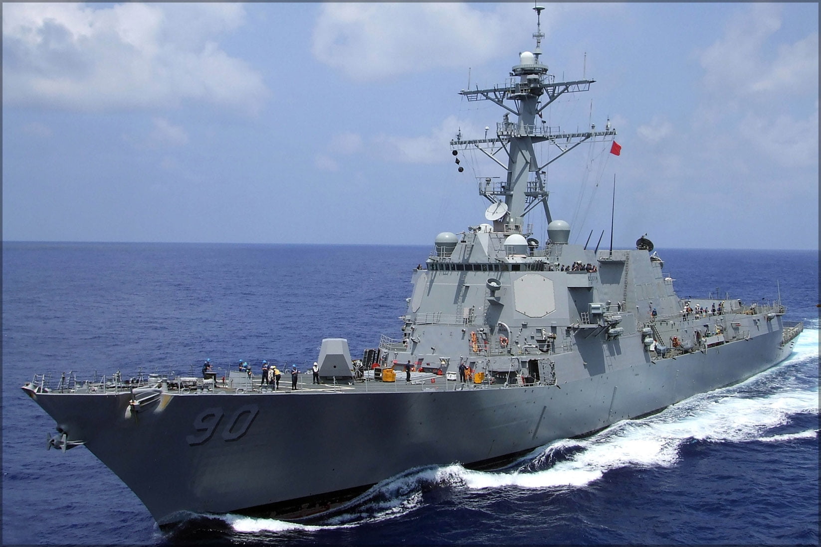 24"x36" Gallery Poster, Guided missile destroyer USS Chafee (DDG 90 ...