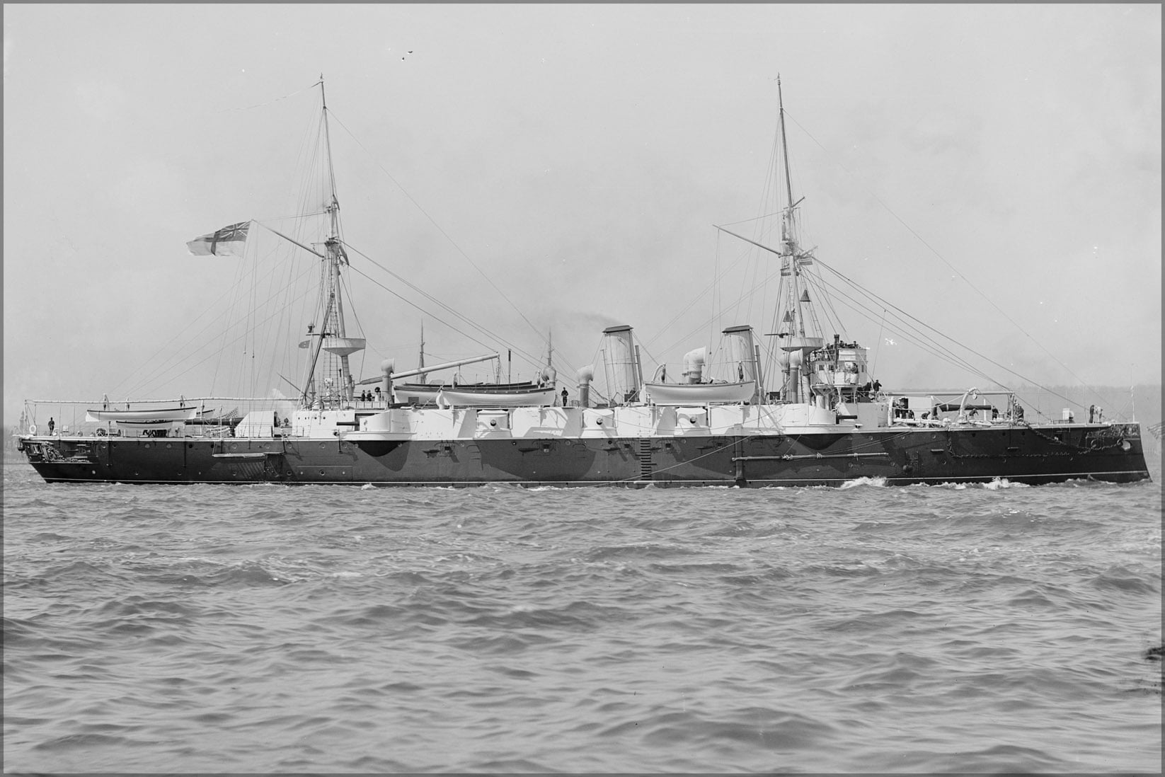 24"x36" Gallery Poster, HMS Australia 1886 in the 1890s - Walmart ...