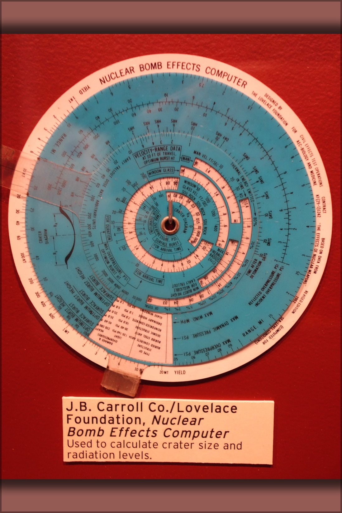 24"x36" Gallery Poster, J.B. Carroll Co. Lovelace Foundation, Nuclear ...