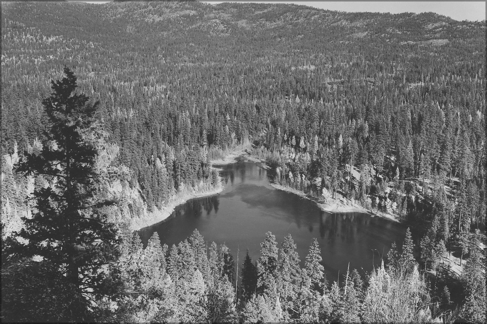 24"x36" Gallery Poster, Summit Lake and Upper Omak Creek Basin 1944 ...