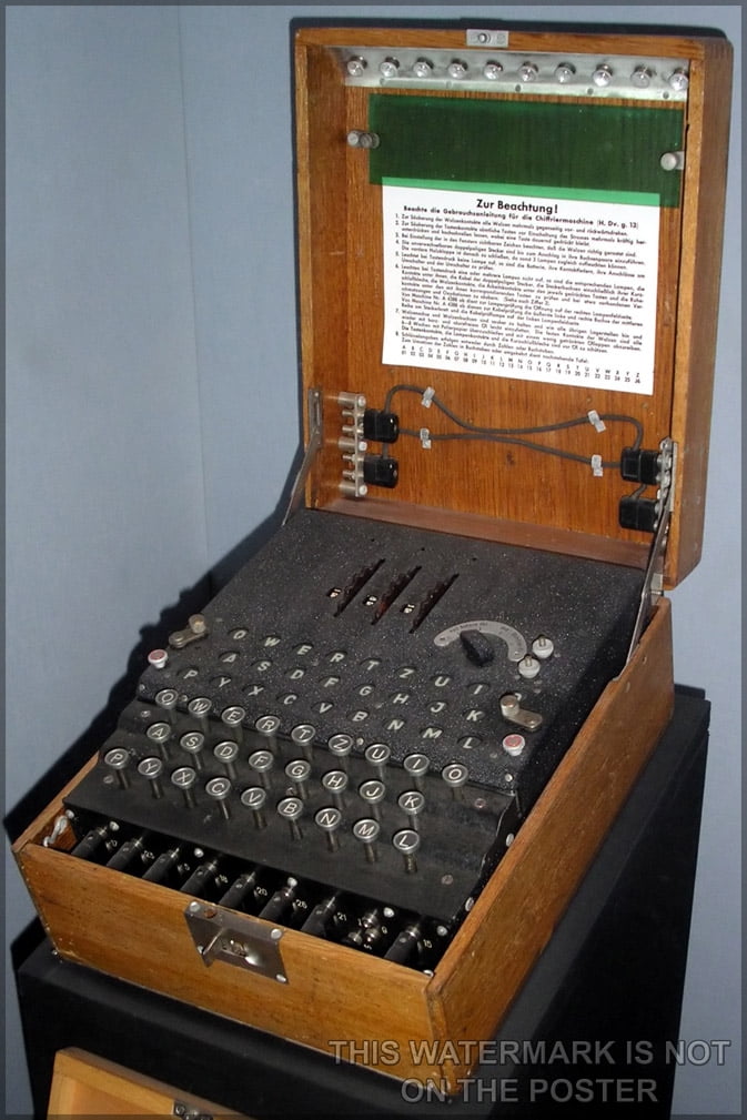24"x36" Gallery Poster, enigma machine - Walmart.com