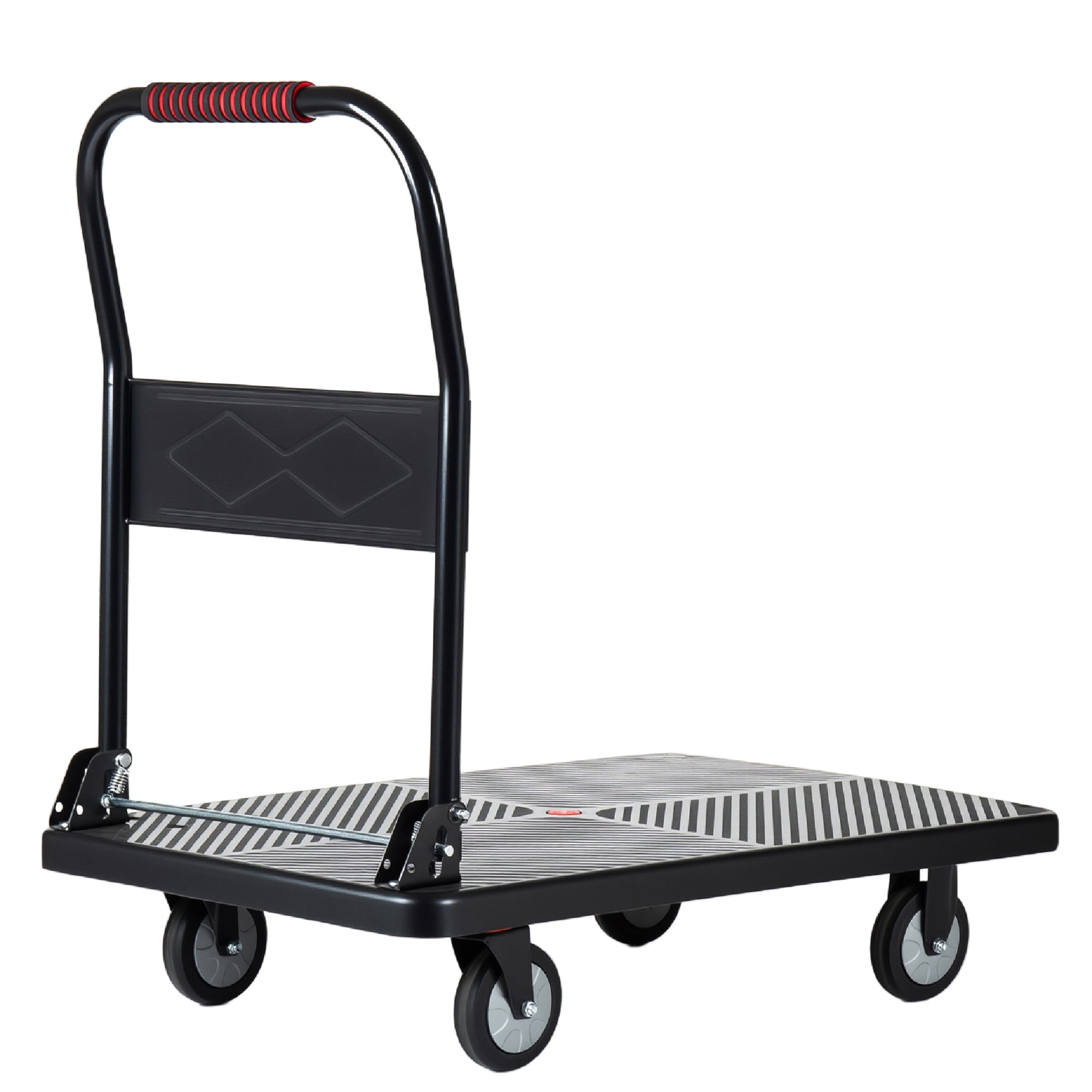 24"x36" Platform Truck, Foldable Handcart with 5'' TPR 360-Degree ...