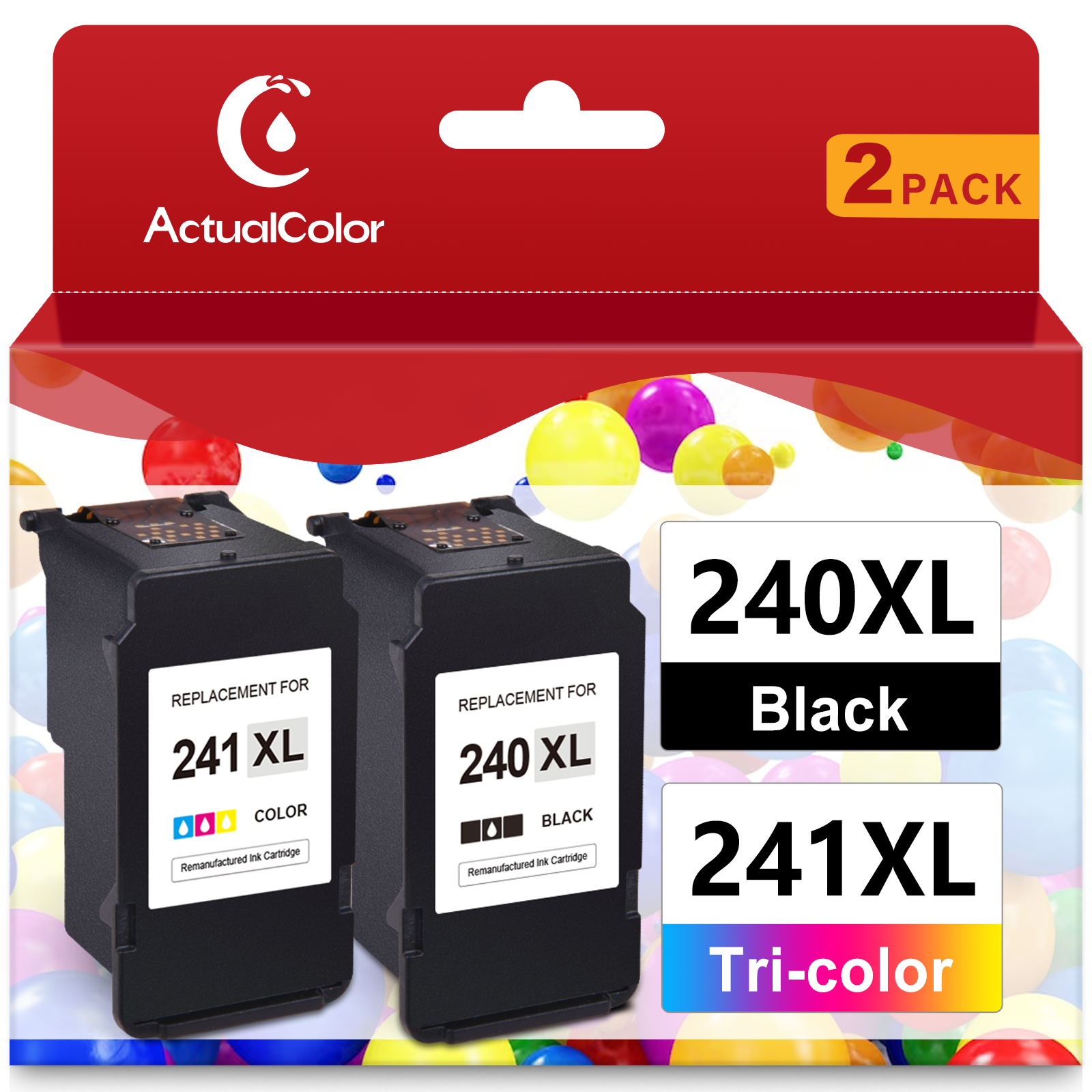 240 241 Ink for Canon Ink 240 and 241 XL 240XL and 241XL 240/241 Black ...