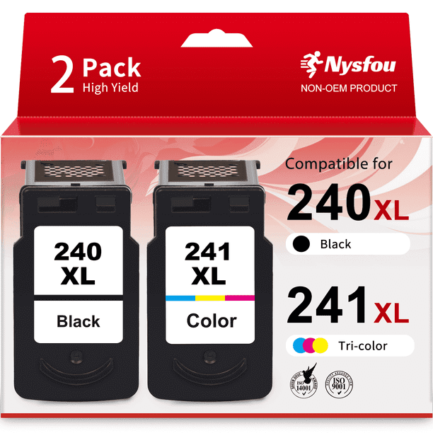 240 241 Ink Cartridge for Canon 240XL and 241XL PG-240XL CL-241XL Ink ...