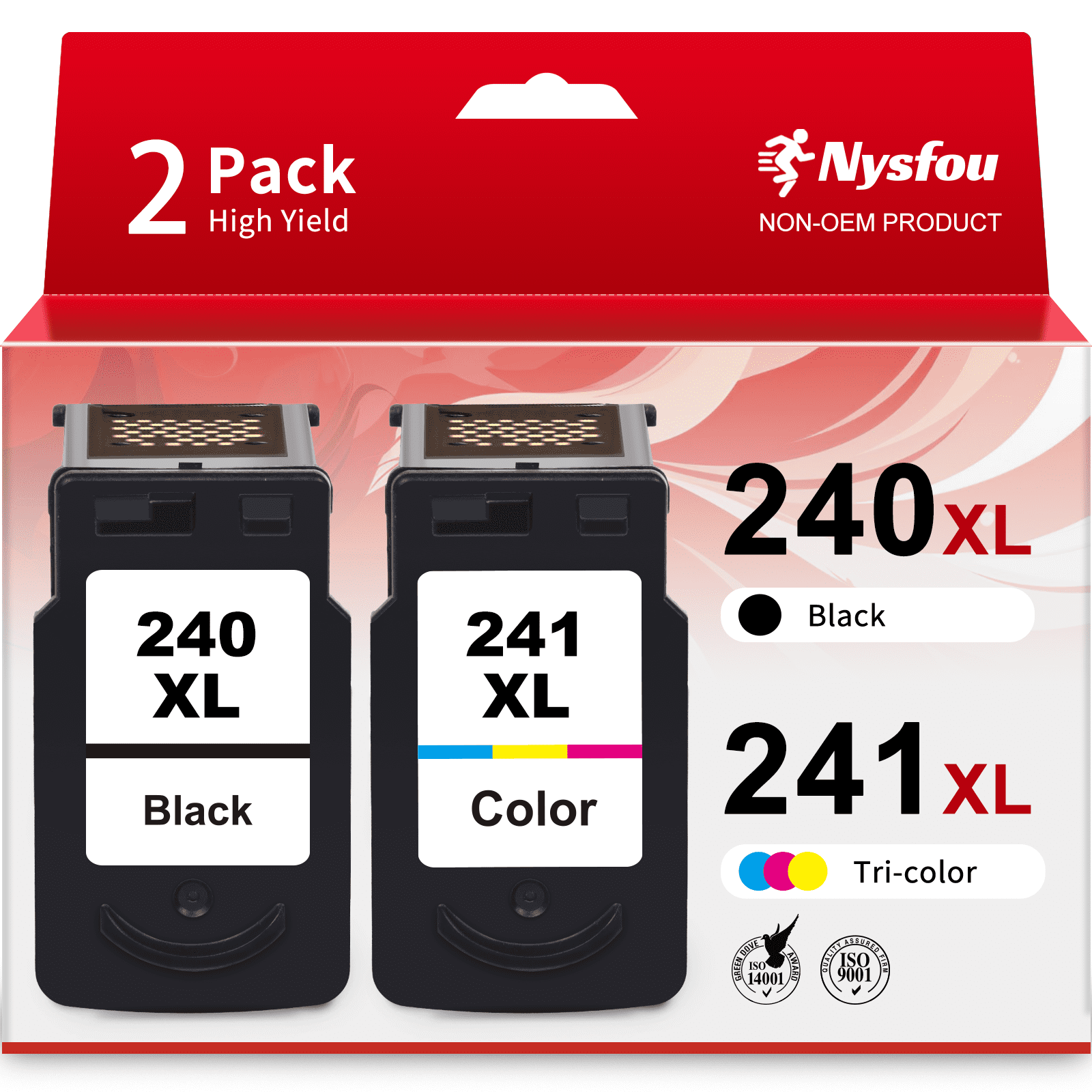 240 241 Ink Cartridge for Canon 240XL and 241XL PG-240XL CL-241XL Ink ...