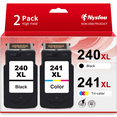 240 241 Ink Cartridge for Canon 240XL and 241XL PG-240XL CL-241XL Ink Cartridge Combo Pack for ...