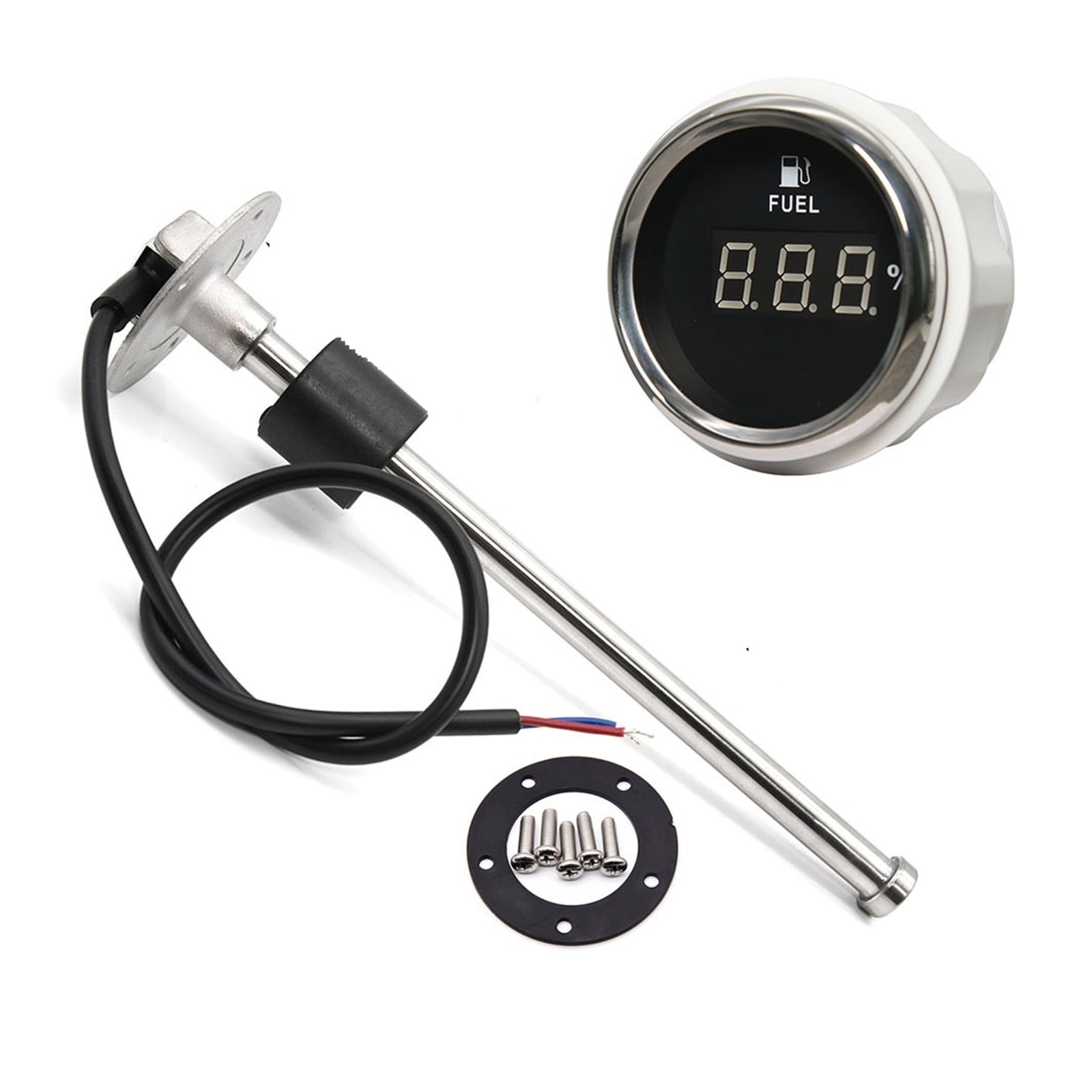 240-33ohm Auto Car Diesel Gasoline Digital Fuel Gauge 2" 52mm Oil Tank ...
