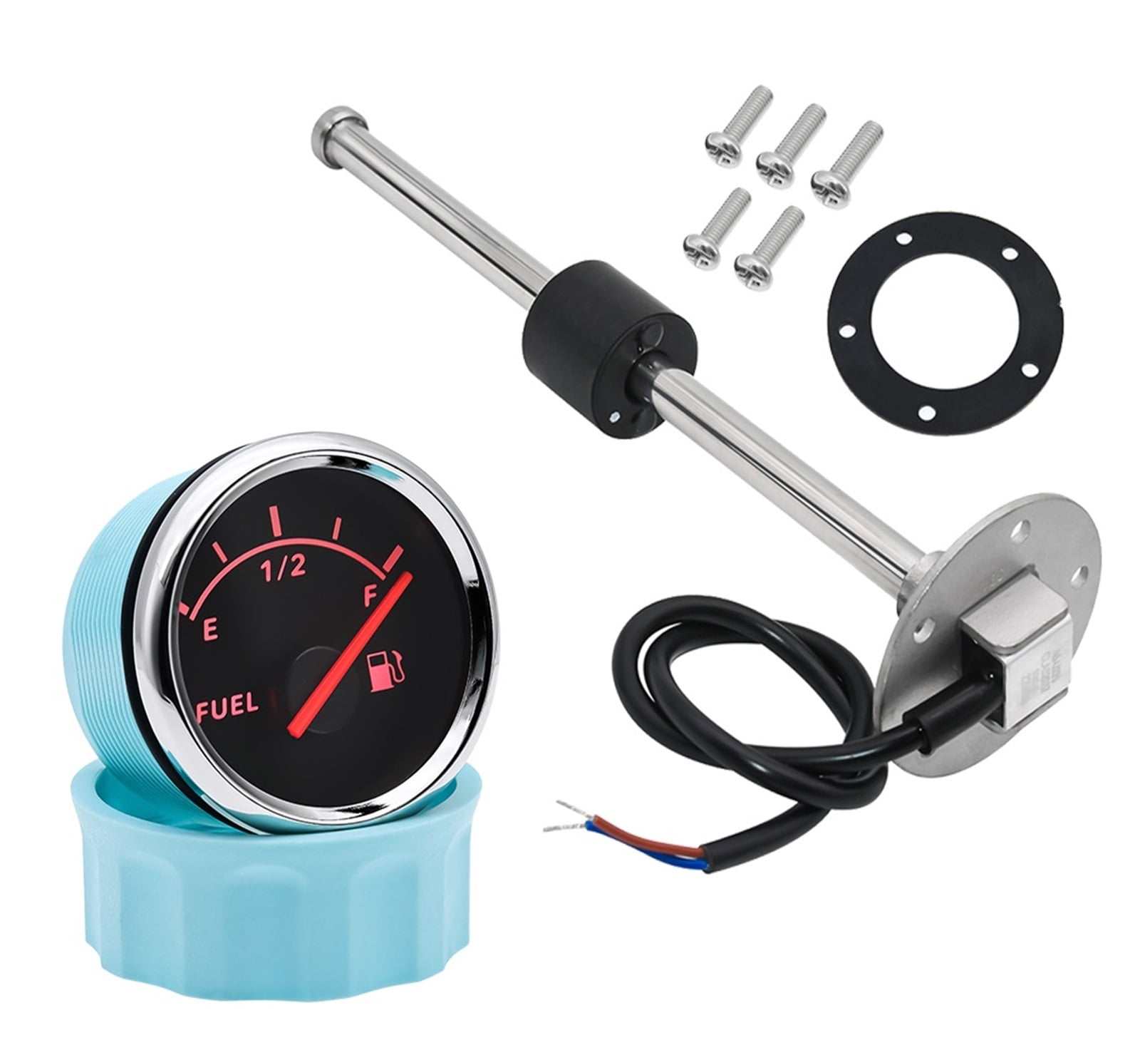 240-33ohm Fuel Level Gauge Stainless Steel Marine Fuel Level Gauge ...