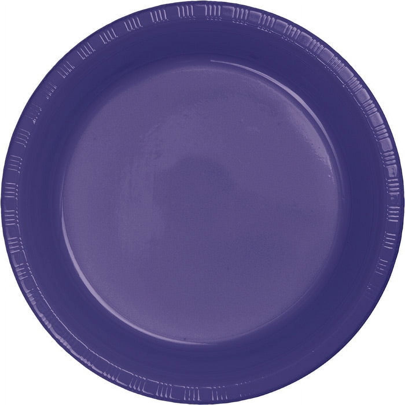 240 Count Bulk Pack Purple Plastic Banquet Plates 10.25 inch - Walmart.com