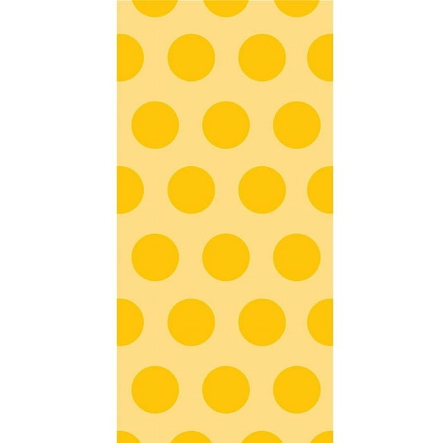 240 Count Bulk Pack School Bus Yellow Polka Dot Favor Bags - Walmart.com