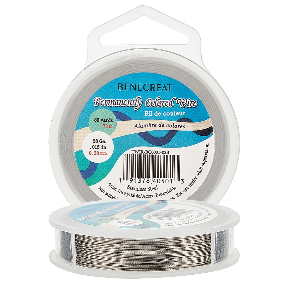 240-Feet 0.015inch (0.38mm) 7-Strand Bead String Wire Nylon Coated ...