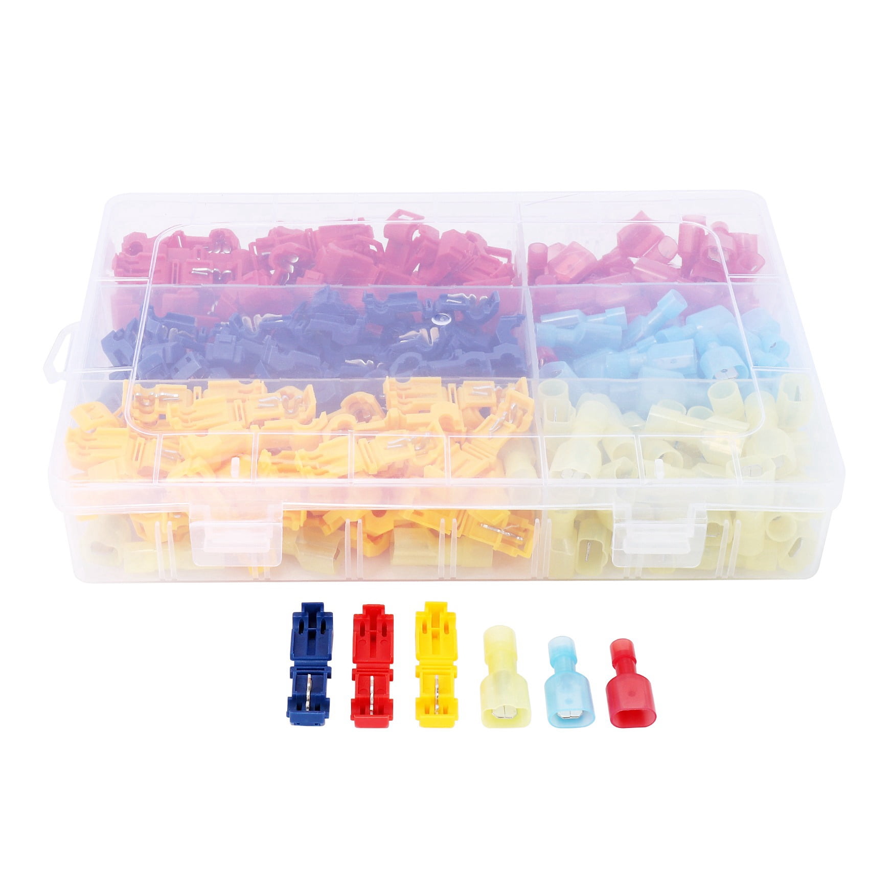 240 PCS T-Tap Wire Connectors, Self-Stripping Quick Splice Electrical ...