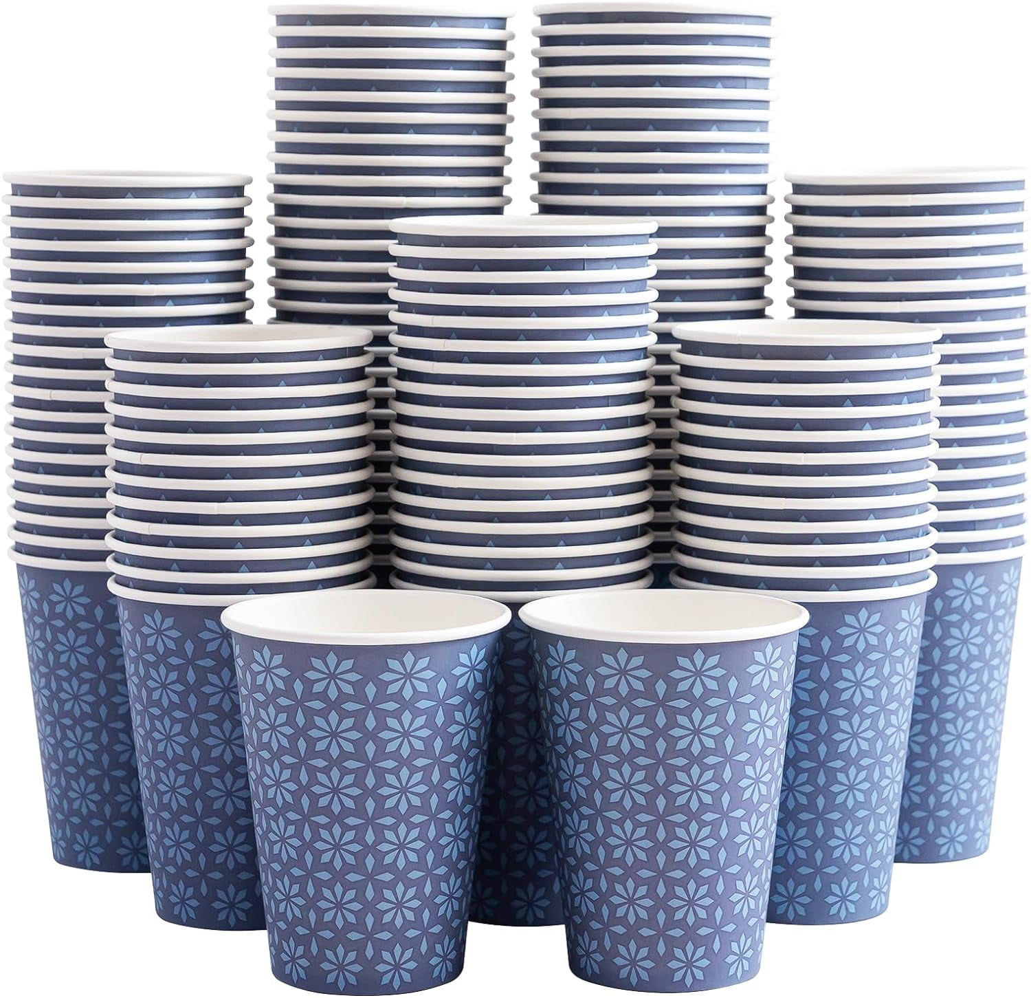 240 Pack 12 oz Disposable Paper Cups, Hot/Cold Beverage Paper Drinking ...
