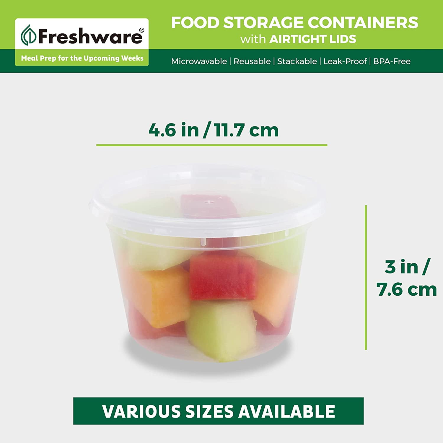 240-Pack 16 oz Food Storage Containers with Lids, Leakproof ...