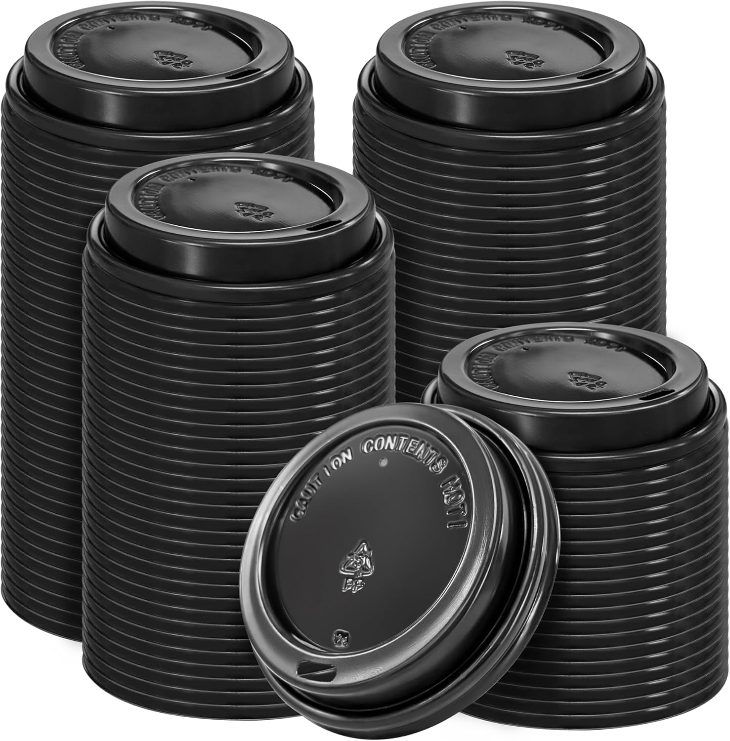 240 Pack Disposable Coffee Cup lids, 3.54'' Leak-Proof Disposable ...