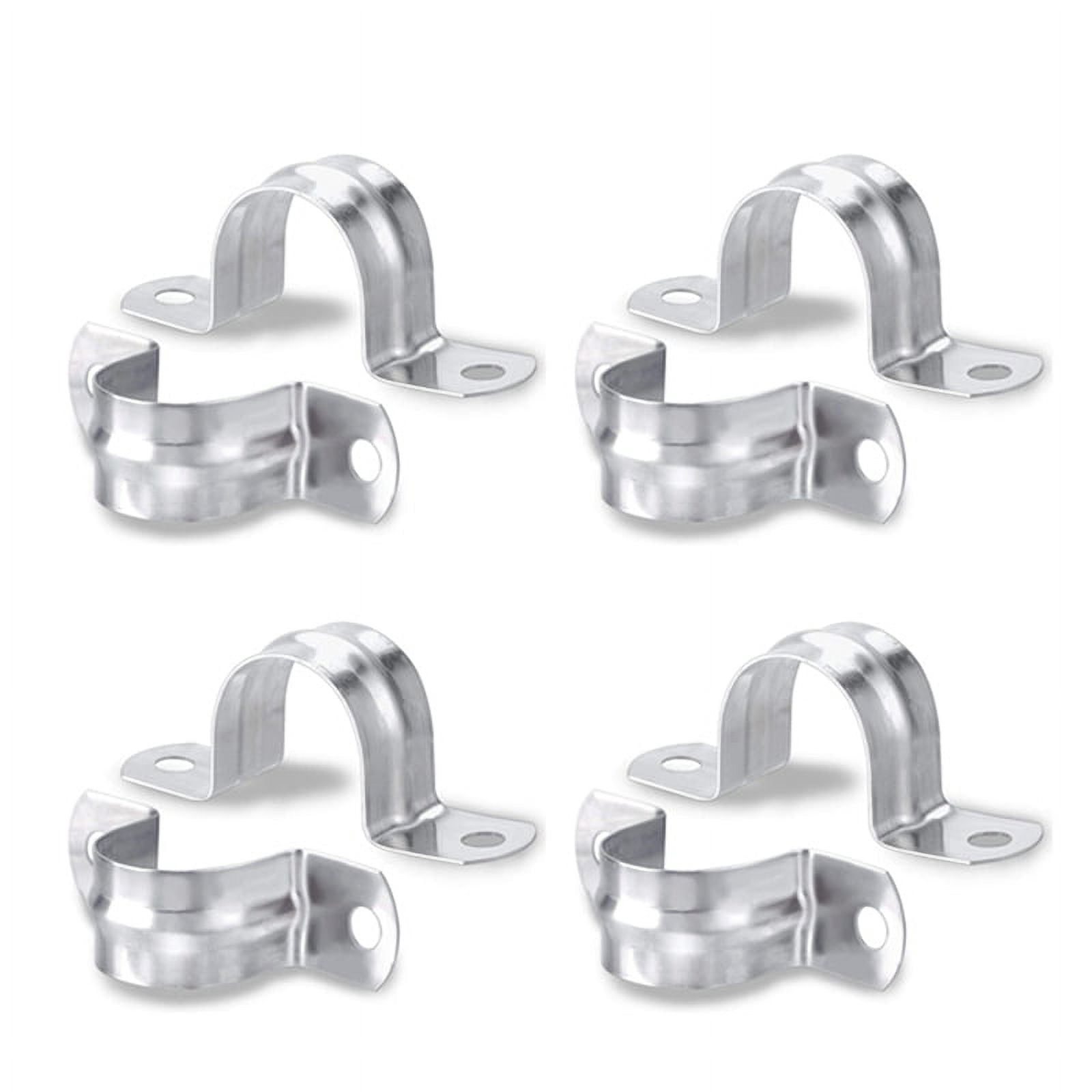 240 Pack M25 (1 Inch) Stainless Steel Rigid Pipe Strap with 2 Holes ...