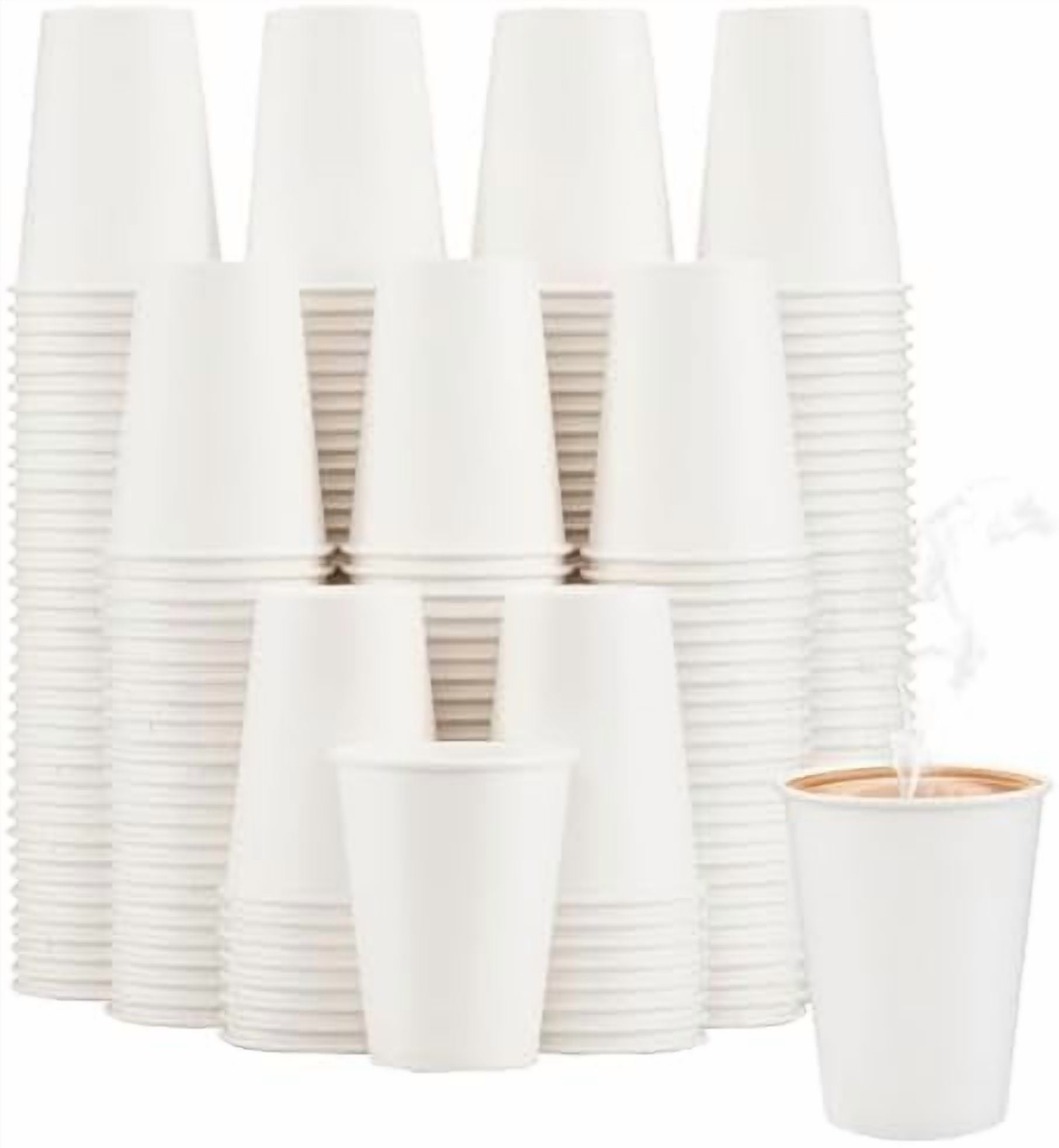 240 Pack Paper Cups 10 oz, 10 oz Disposable Coffee Cups, Hot/Cold ...