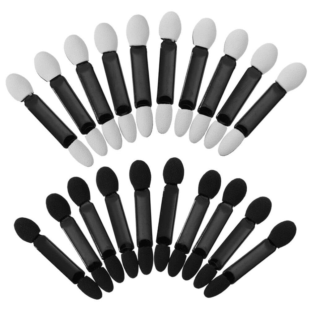 240 Pcs Cotton Eyeshadow Brush Eyeshadow Applicators Double Sided Eye ...