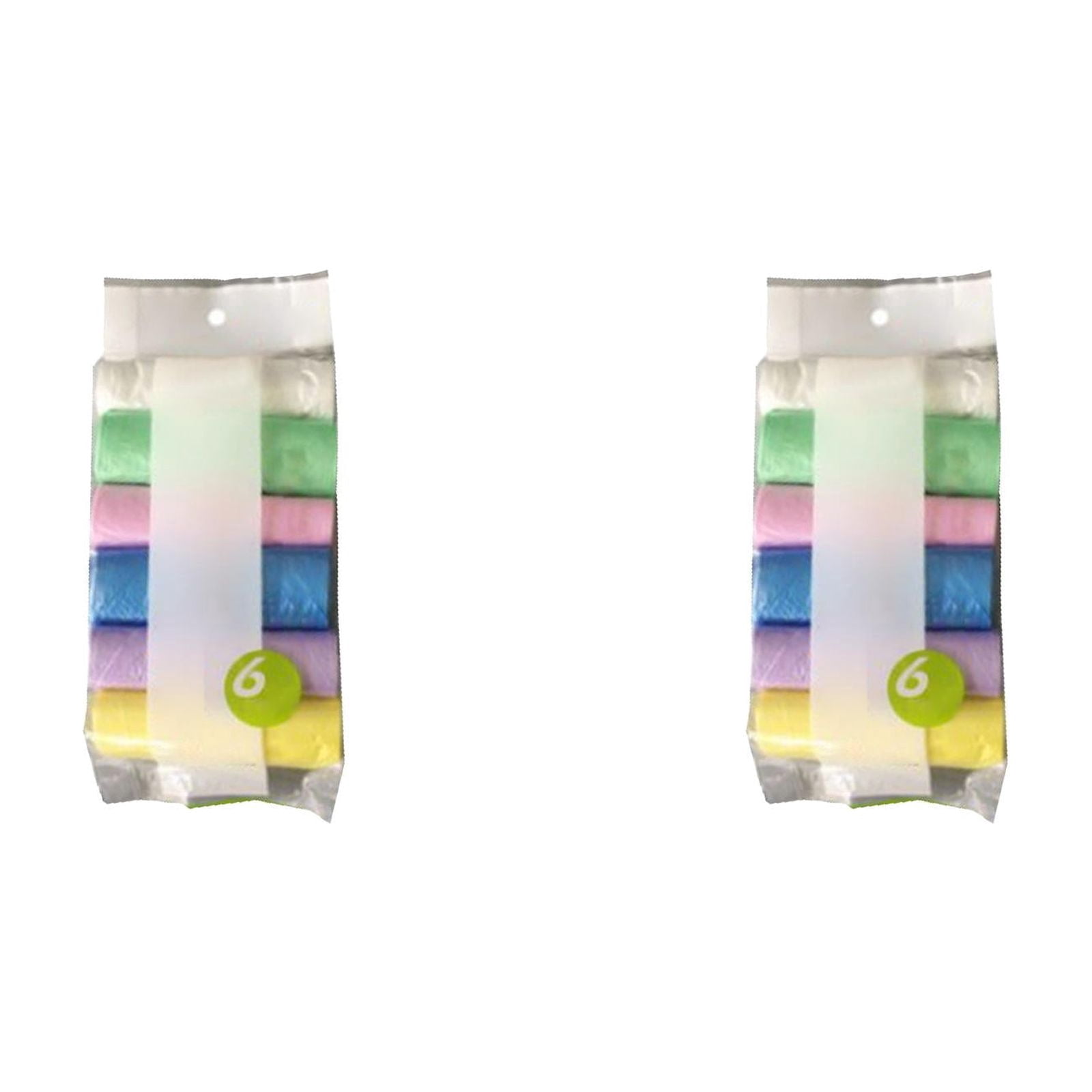 240 Pcs Drawstring Bags for Bathroom Kitchen Garbage Cans, Colorful ...