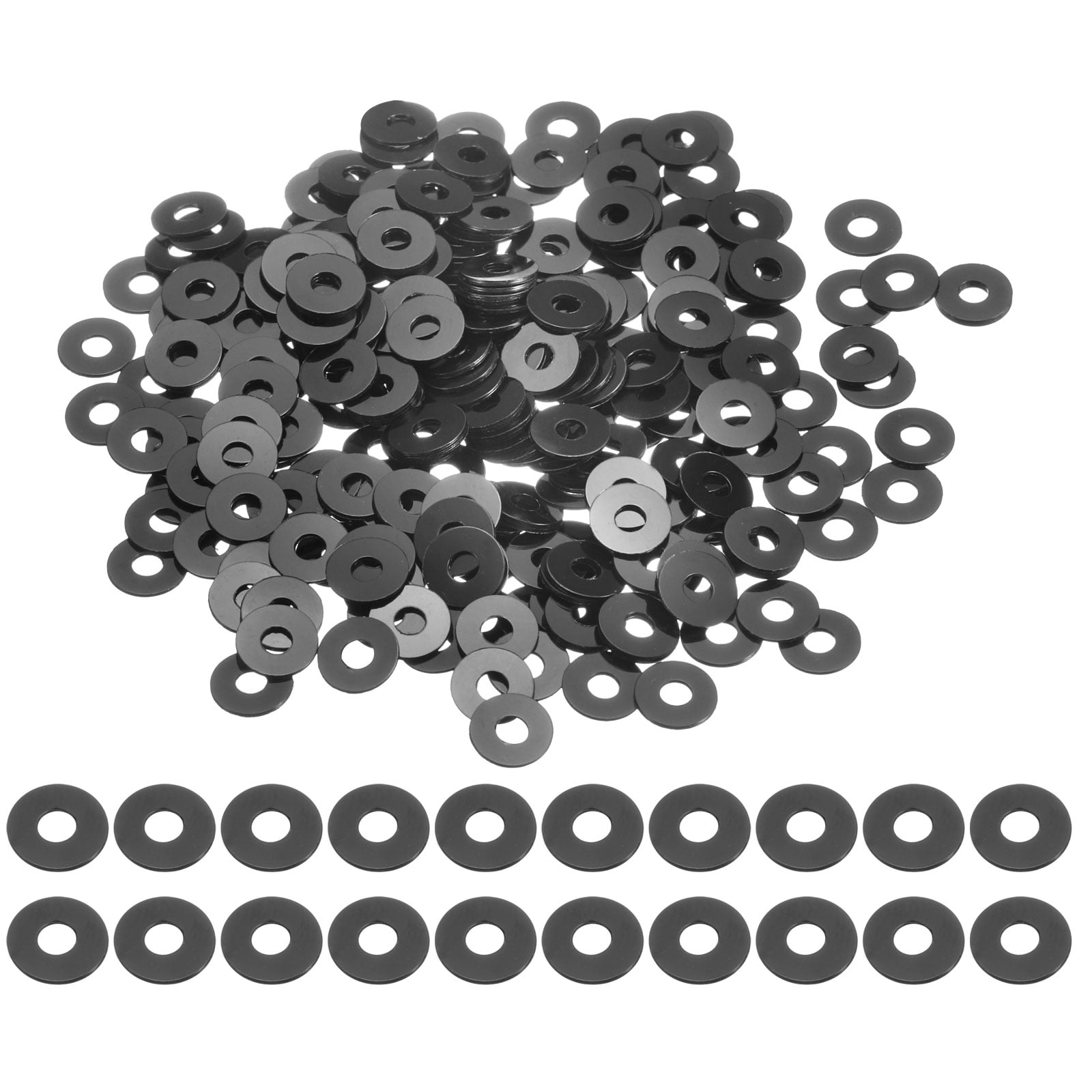Uxcell 240Pcs M3 Flat Washers 3mm ID 8mm OD 0.5mm Thick Washers ...