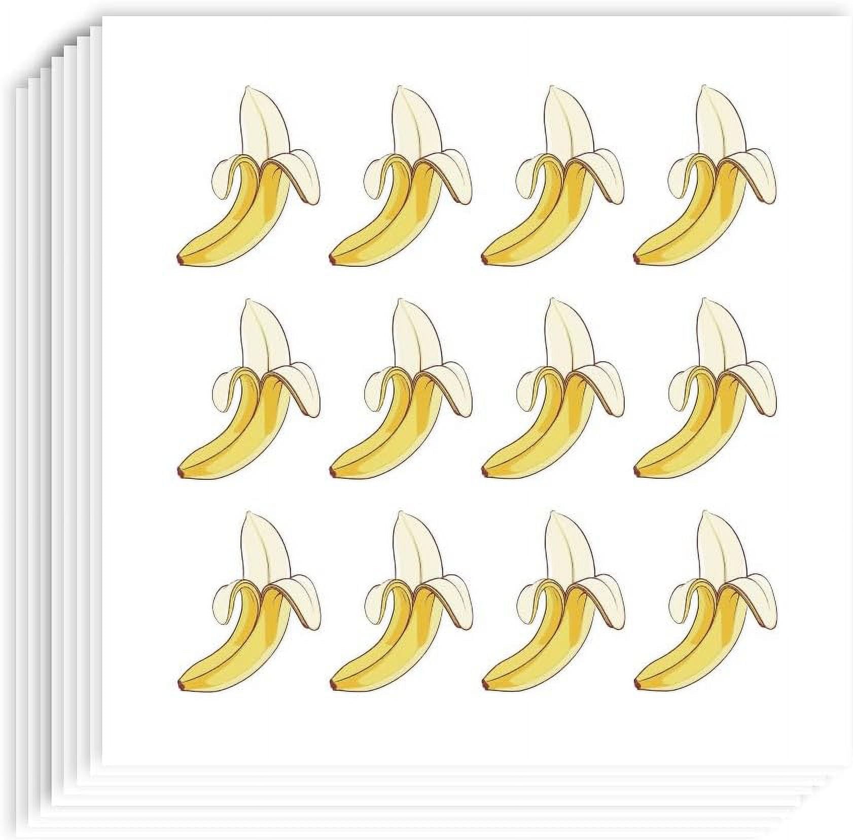 240 Pcs Self-Adhesive Banana Stickers 0.74x0.9 Inch Yellow Banana ...