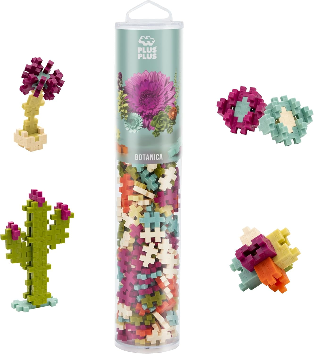 240 Piece Interlocking Building Blocks for Kids, Open Ended Connecting ...