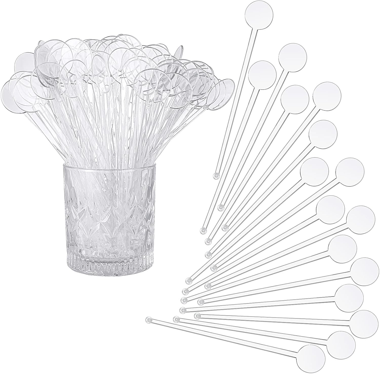 240 Pieces 7 Inch Swizzle Sticks for Cocktail Coffee Drink Stirrers ...