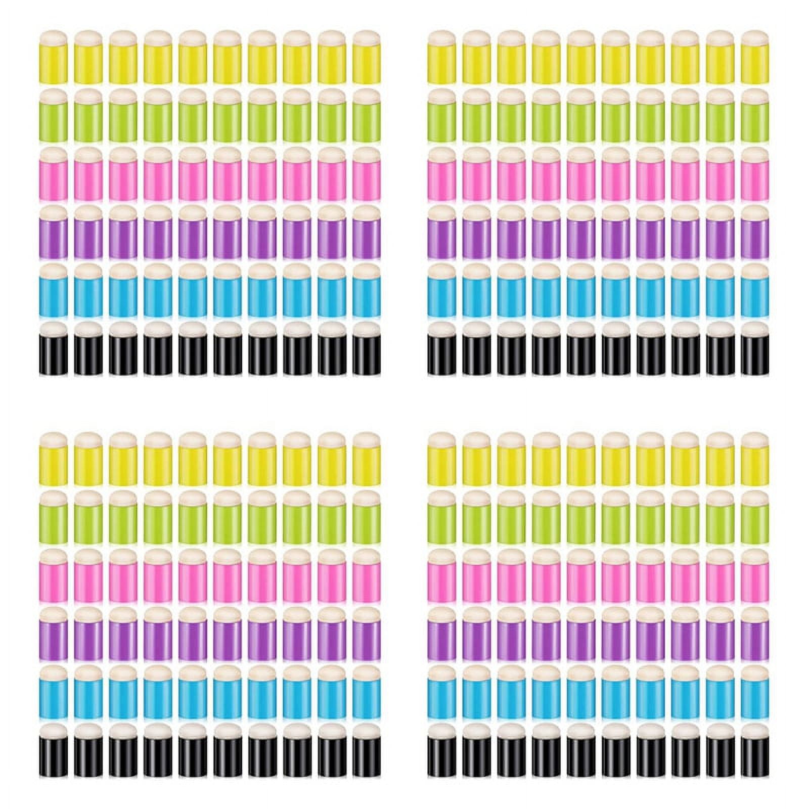 240 Pieces Finger Sponge Daubers Painting Craft Drawing Dauber Set for ...