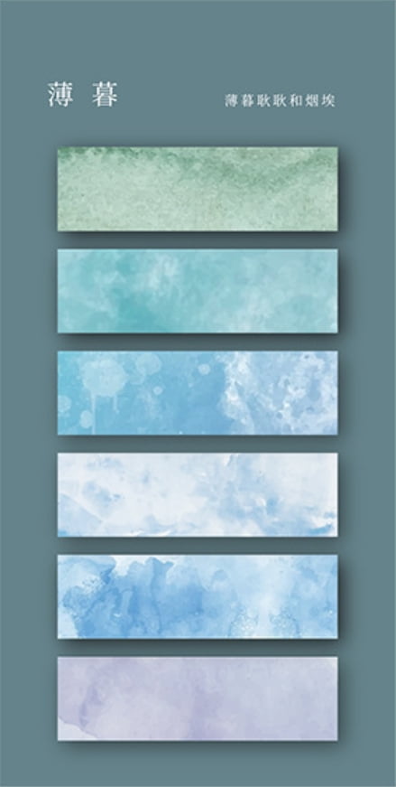 240 Sheets Landscape Sticky Tabs, Pastel Strip Index Tabs for ...