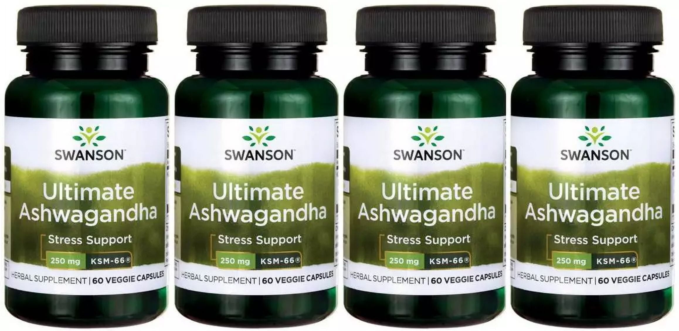 240_Veg_Cap_Swanson_Ultimate_Ashwagandha_KSM-66_250_mg_4X_60_Ct_Stress ...