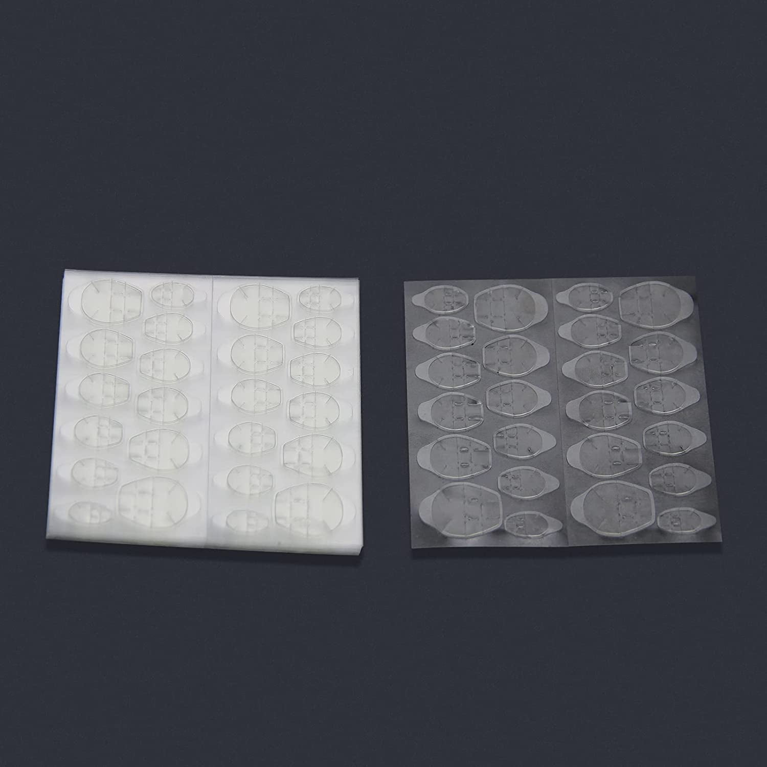 240 pcs (10 Sheets) Double-Sided Adhesive Nail Stickers, Thin ...