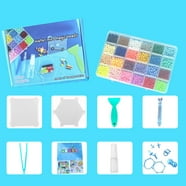 Pixobitz Kids' Arts & Crafts Set Studio with 500 Aqua Beads, DIY Tools ...