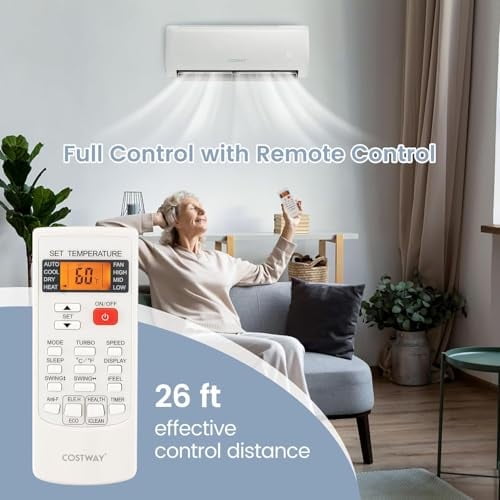 24000BTU split air conditioner, wall mounted, 21 SEER2, cooling and ...