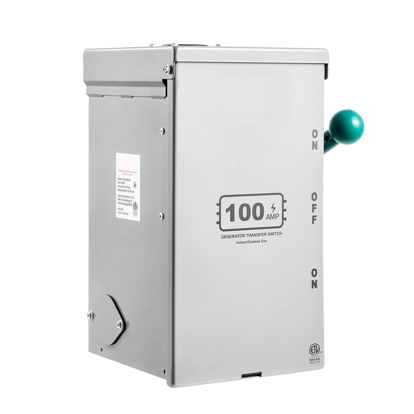 24000W Heavy Duty Manual Transfer Switch,100 Amp Generator Power Switch ...