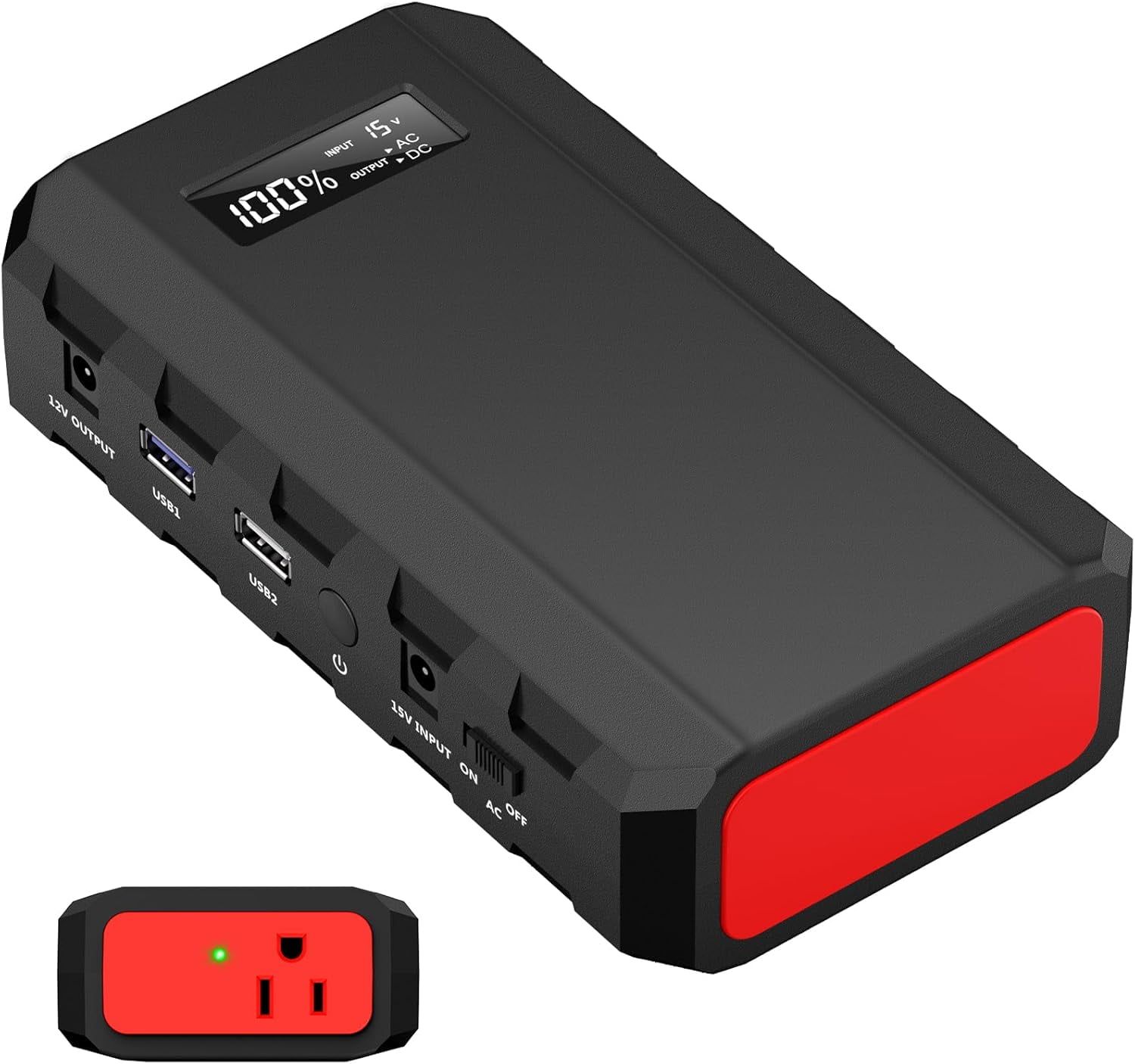 24000mAh 88Wh Portable Power Station for Home Camping Emergency Backup ...