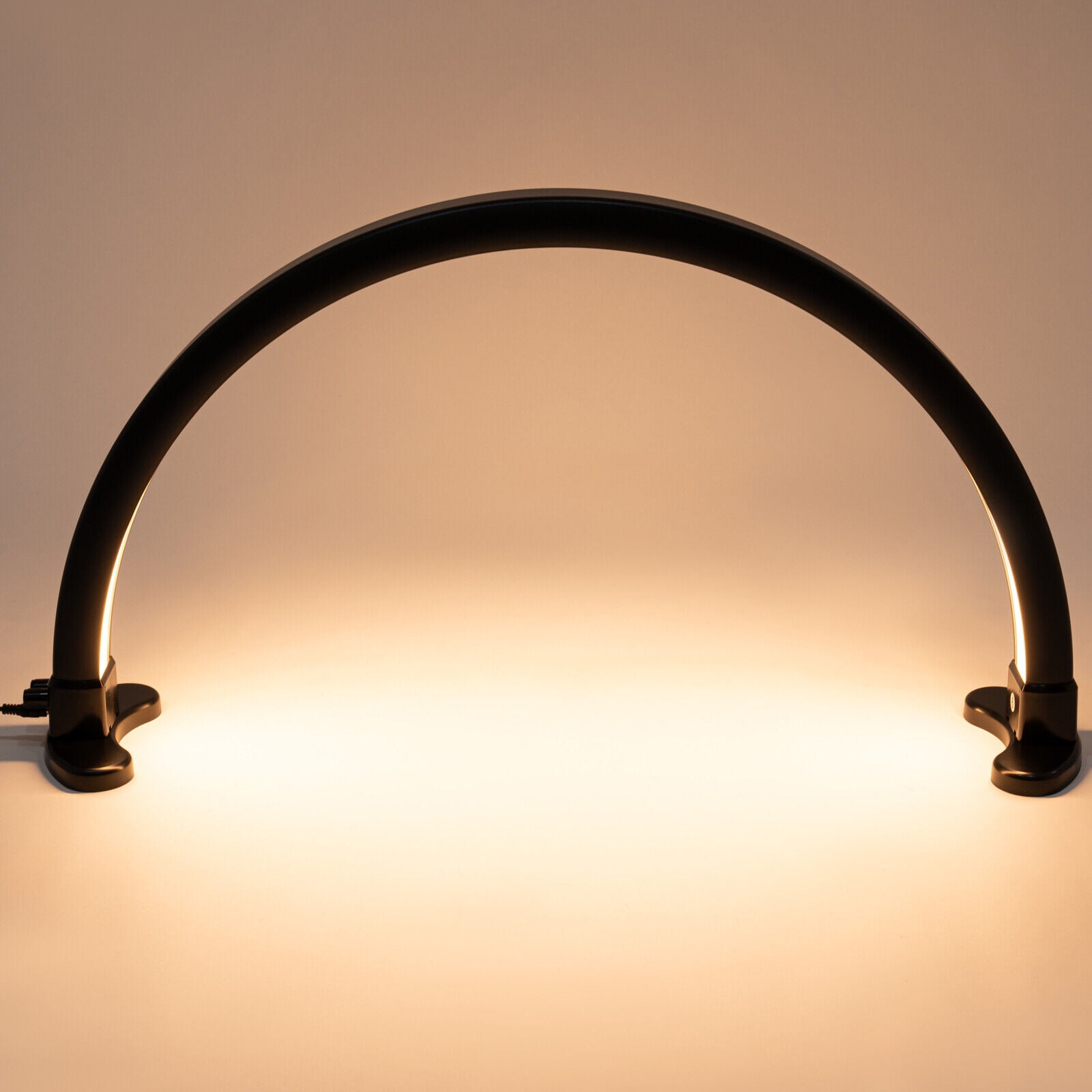 2400Lumen 2700-5600K LED Half Moon Light 40W Half Moon Nail Desk Lamp ...