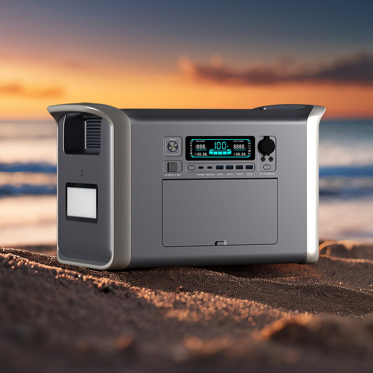 2400W 2kWh portable emergency power supply,110V,Safety battery,mobile ...