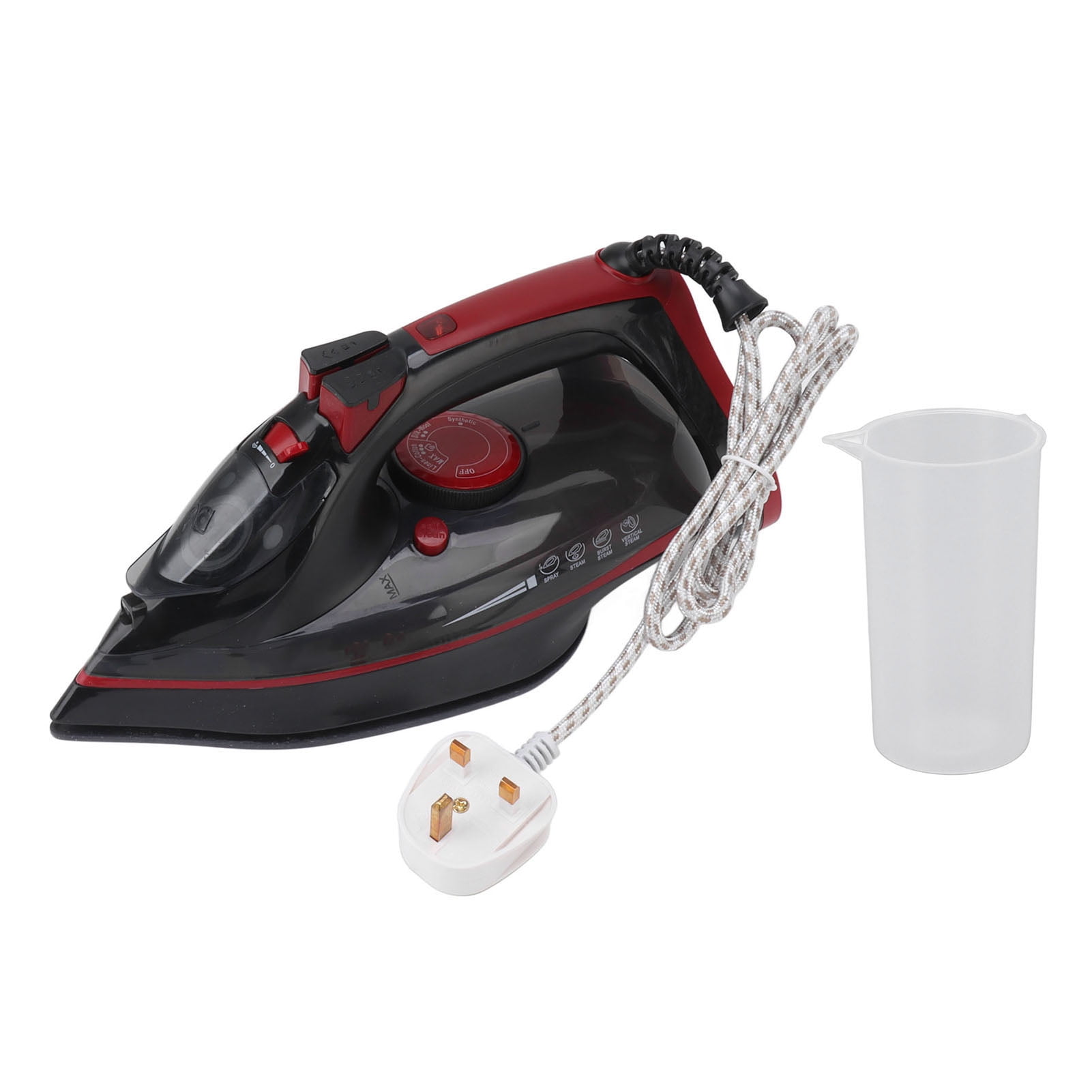 2400W Steam Iron Ceramic Coated Soleplate True Position Powerful ...